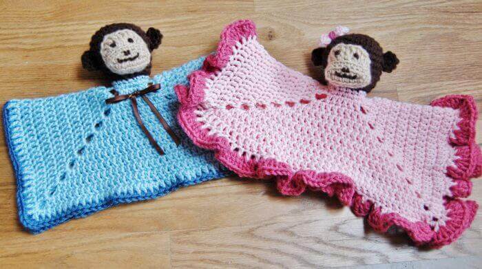 Monkey Crochet Lovey Pattern | Petals to Picots