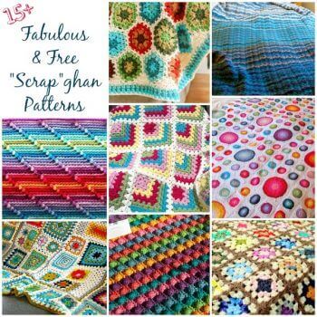 Scrapghans: Crochet Scrap Afghans - Petals to Picots