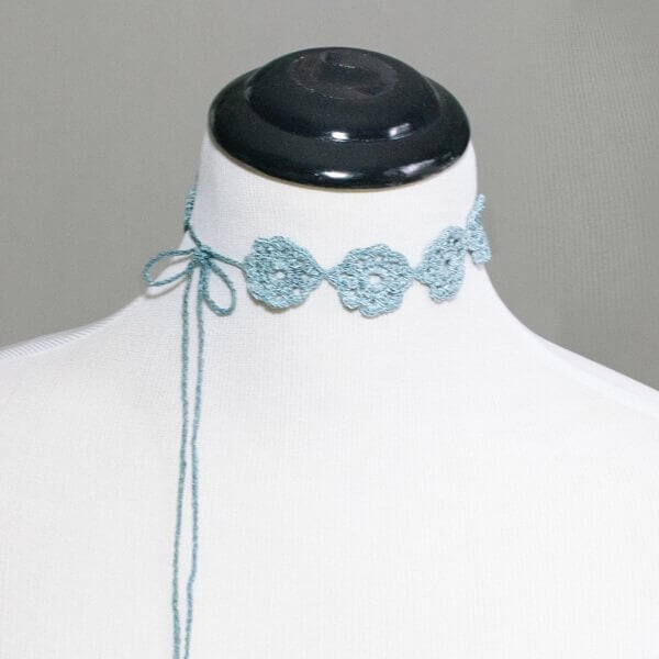 Flower Necklace Crochet Pattern | Petals to Picots