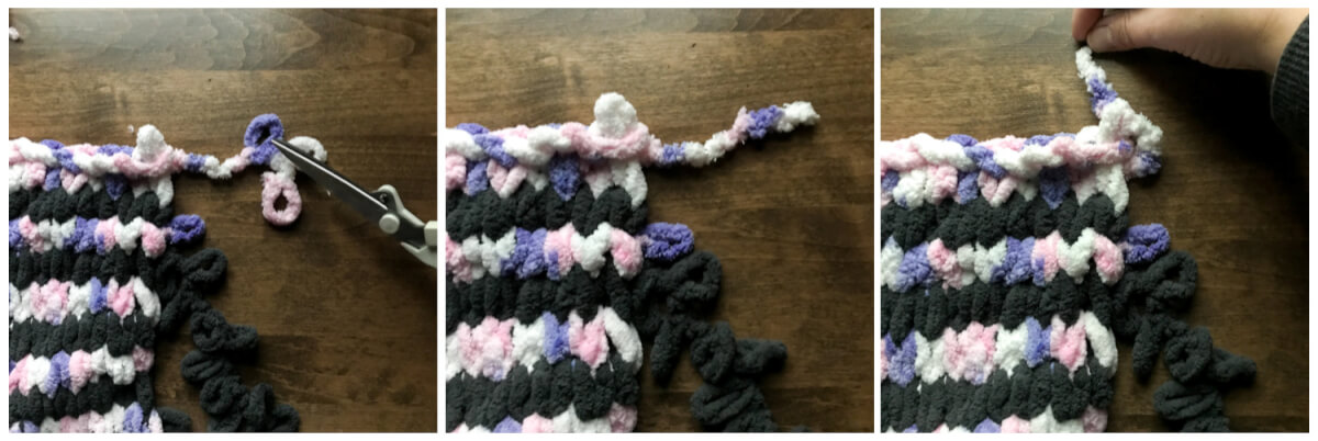 Loop Yarn Blanket Tutorial: Baby Blanket or Bigger! - Petals to Picots